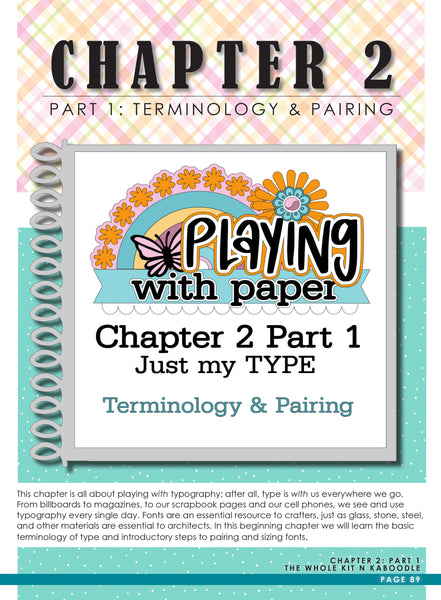 DIGITAL BOOKLET Playing with Paper: Chapter Two, Part One – The-Whole ...